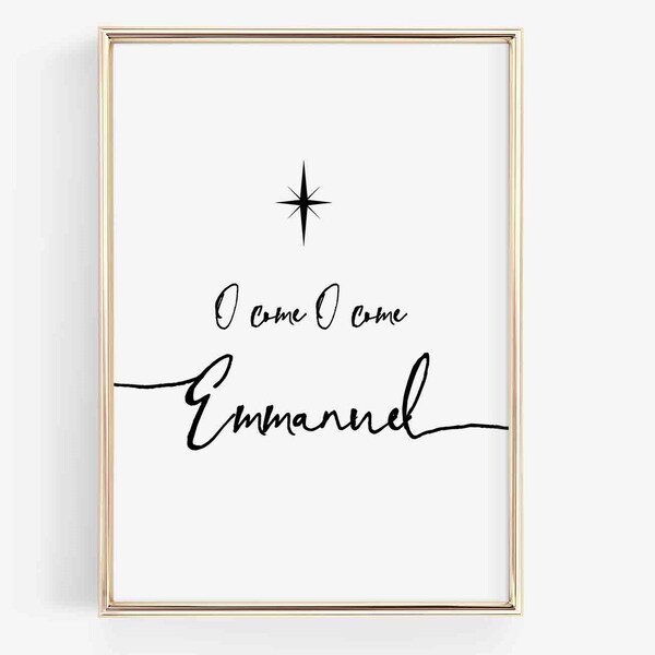 O Come Emmanuel - Etsy