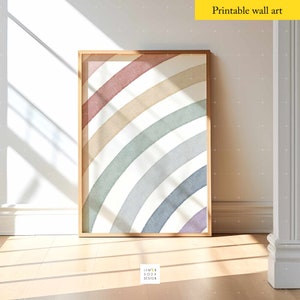 Pastel Rainbow Affirmation for Kids Set of 3 Prints, Nursery Rainbow ...