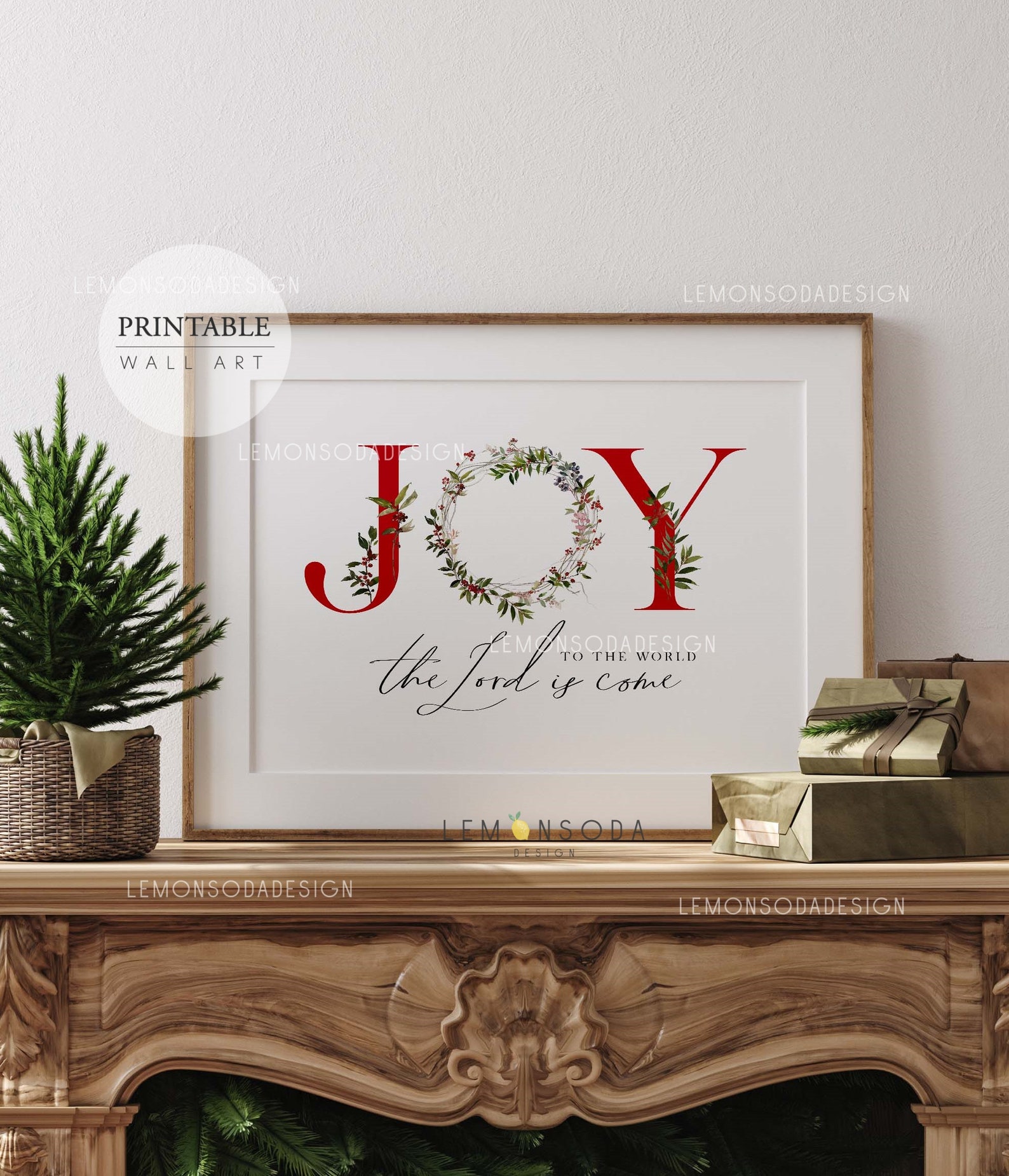 Christmas Scripture Print Set: Bible Verse Poster Bundle (digital ...