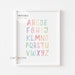 Printable Pastel Educational Poster Nursery Wall Print Set of - Etsy