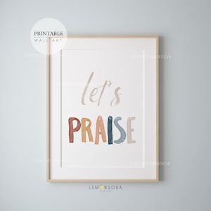 Set of 6 Boho Rainbow Kids Bible Verse Wall Art, PRINTABLE Christian ...