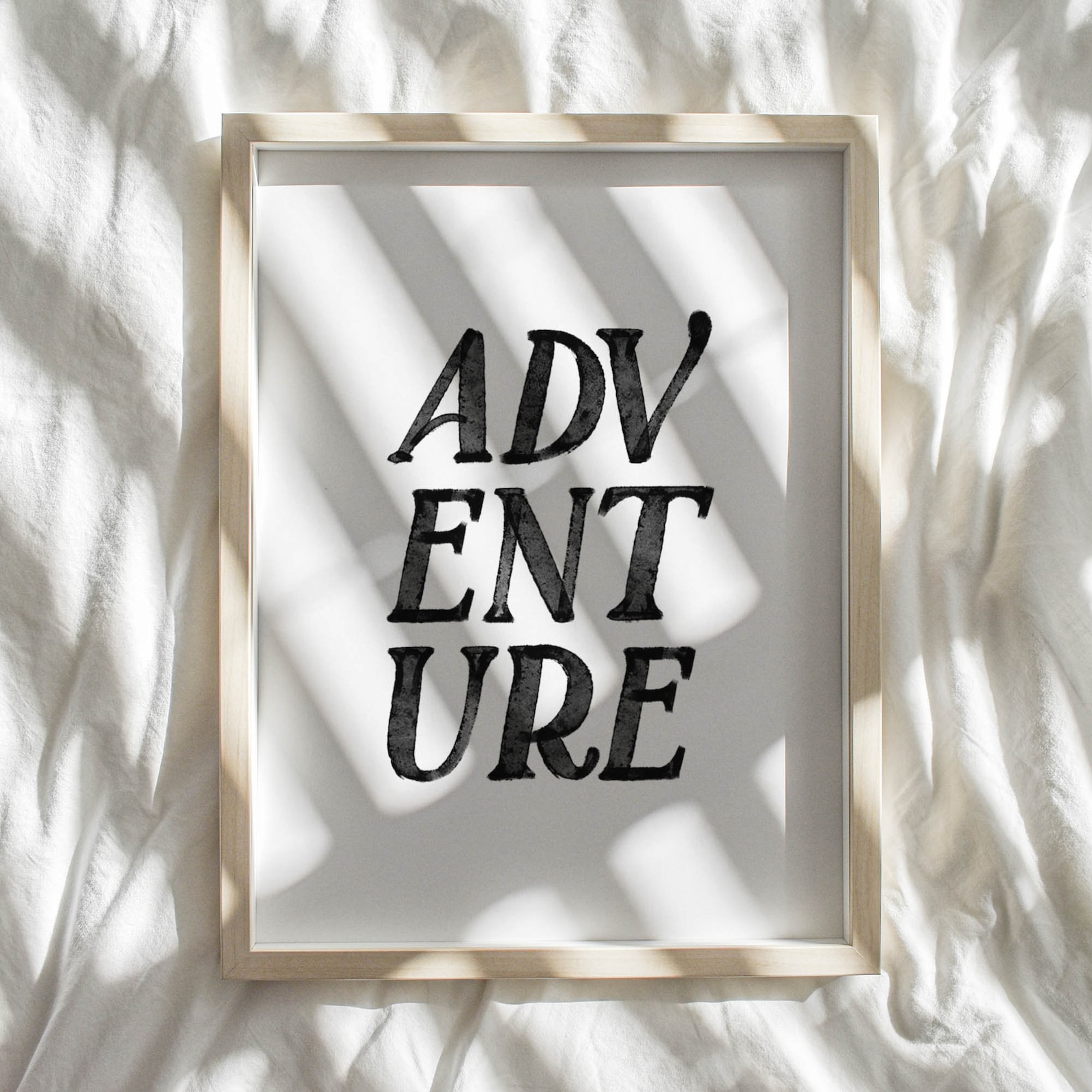 Adventure Sign Adventure Nursery Wall Art Black Modern Kids - Etsy