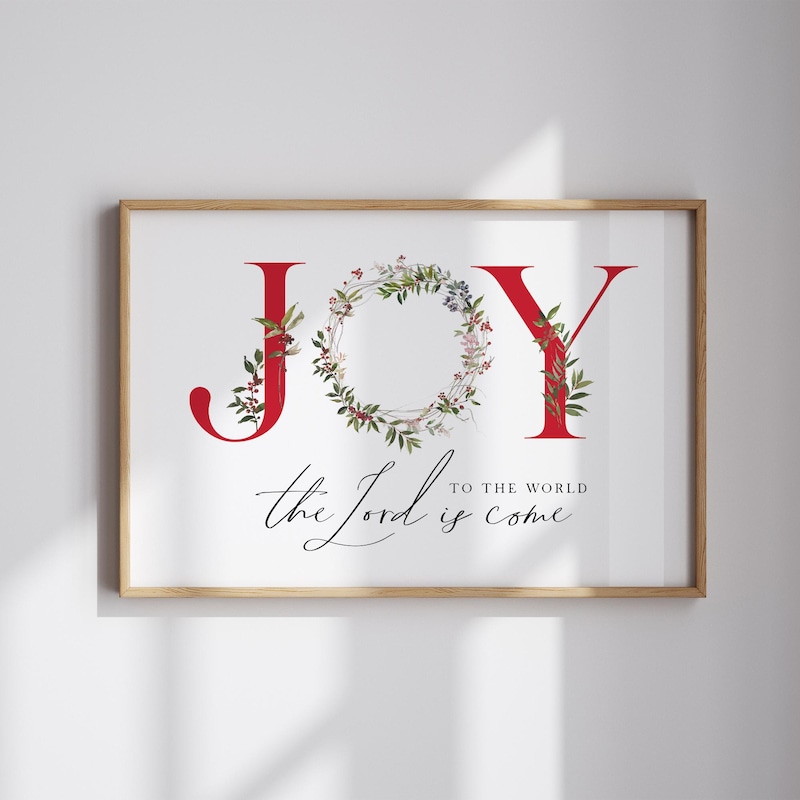 Joy to the World Banner - Etsy
