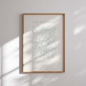 Light Blue Christian Wall Art Set: Modern Scripture Prints (digital ...