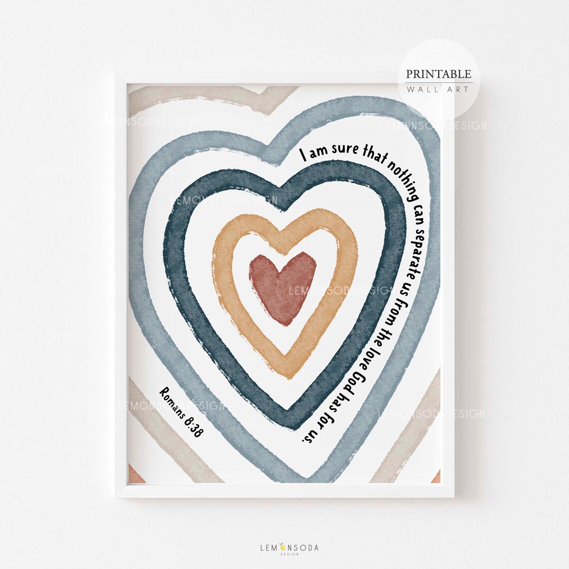 Boho Set of 4 Kids Bible Verse Prints Love of God PRINTABLE - Etsy