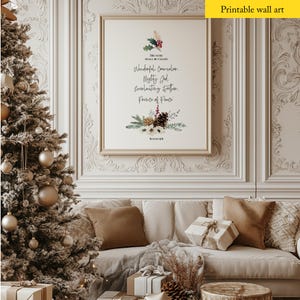 Isiah 9:6, He Shall Be Called, Printable Christmas Wall Art, Christian ...