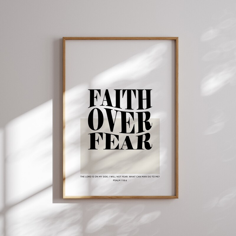 Faith Over Fear - Etsy