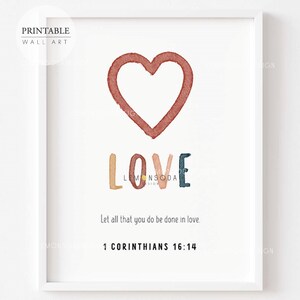 Kids the Fruit of the Spirit Set of 9 Printables Boho Christian Nursery ...