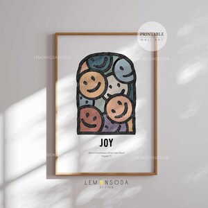 Set of 9 the Fruit of the Spirit Bundle, Boho Modern Church Sunday ...