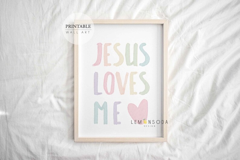 Pastel Christian Nursery Set of 6 Bible Verse Wall Art - Etsy