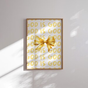 Modern Yellow Aesthetic Christian Printable Bible Verse, Modern ...
