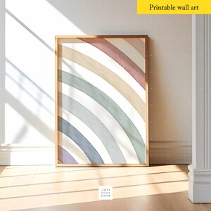 Pastel Rainbow Affirmation for Kids Set of 3 Prints, Nursery Rainbow ...