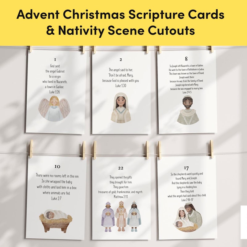 Christian Advent Calendar - Etsy