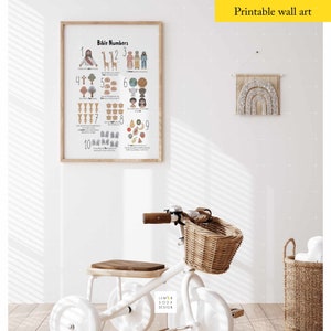 Bible Numbers With Scripture Print, Printable Christians Educational ...