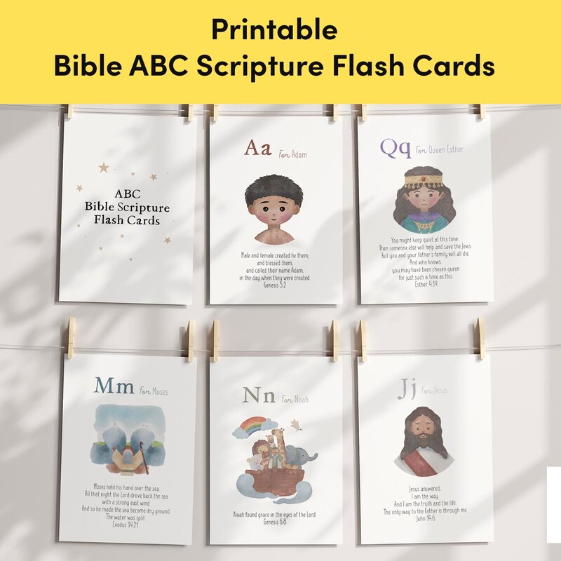 Abc Cards - Etsy