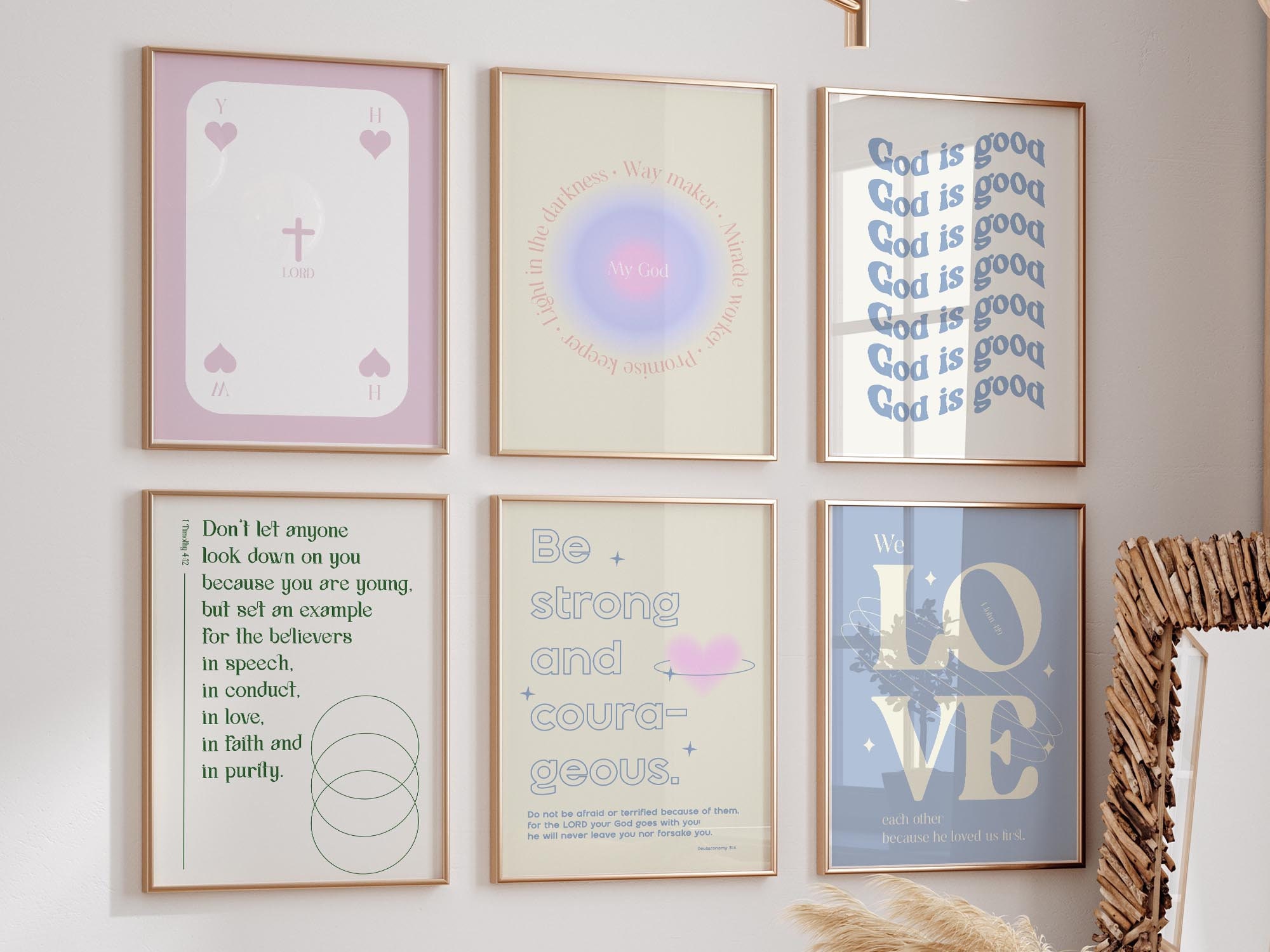 Teen Girl Bible Verse Prints, Trendy Room Decor (digital Download) - Etsy