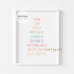 Set of 3 Pastel Color Nursery Prints, Girls Room Wall Decor, Christian ...