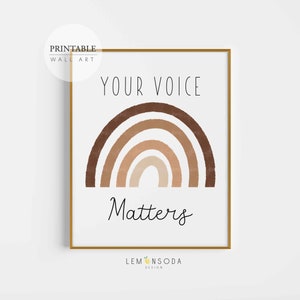 Kids Diversity Wall Art, Set of 4 Classroom Decor, Small Hands Change ...