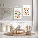Hangul Set of 2 Fruits Vegetables Poster Printable Watercolor - Etsy