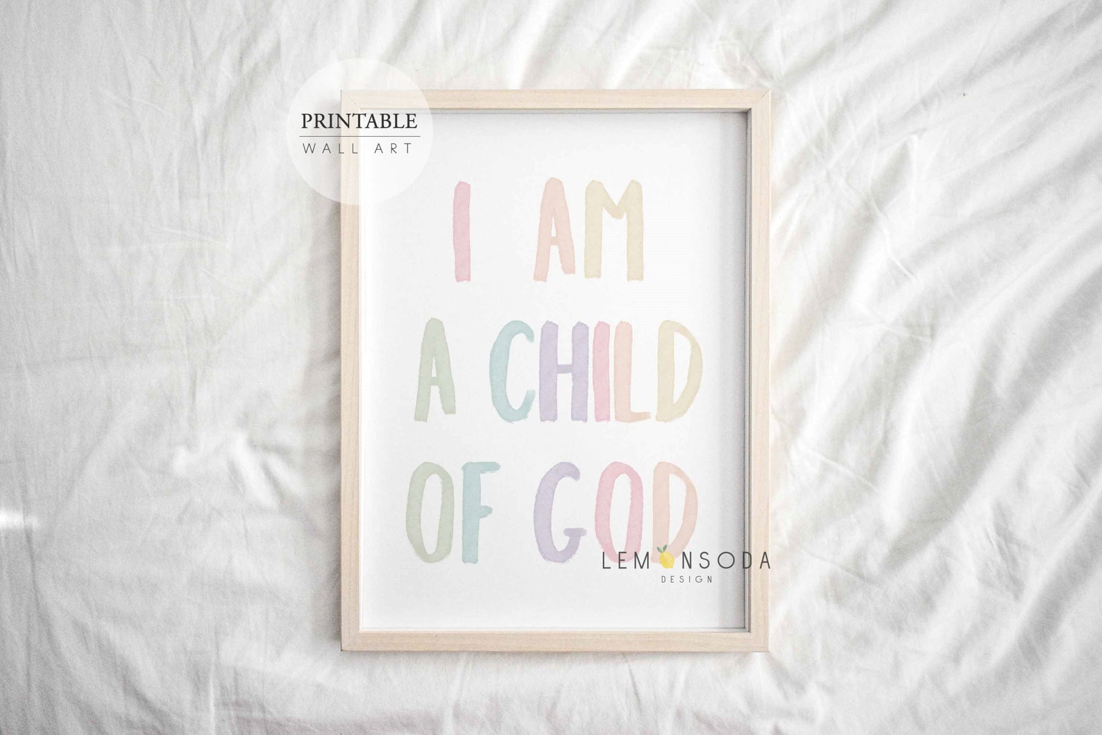 Pastel Christian Nursery Set of 6 Bible Verse Wall Art - Etsy