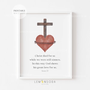 Set of 6 Kids Bible Verse Prints Christian Nursery Boho Neutral ...