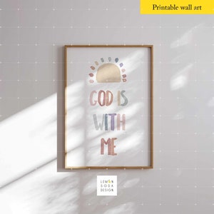 Pastel Christian Kids Bible Verse Set of 6 Digital Prints, Church ...