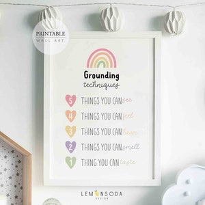 Pastel Set of 6 Calming Corner Wall Art, Calming Strategies ...