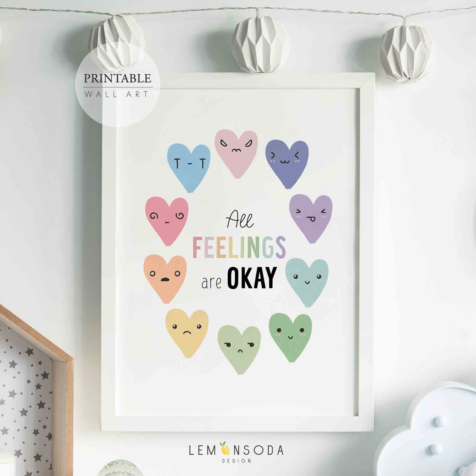 Pastel Set of 6 Calming Corner Wall Art Calming Strategies - Etsy