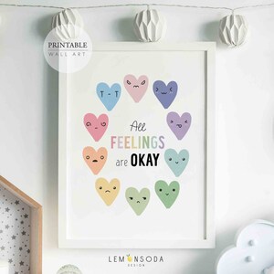 Pastel Set of 6 Calming Corner Wall Art, Calming Strategies ...