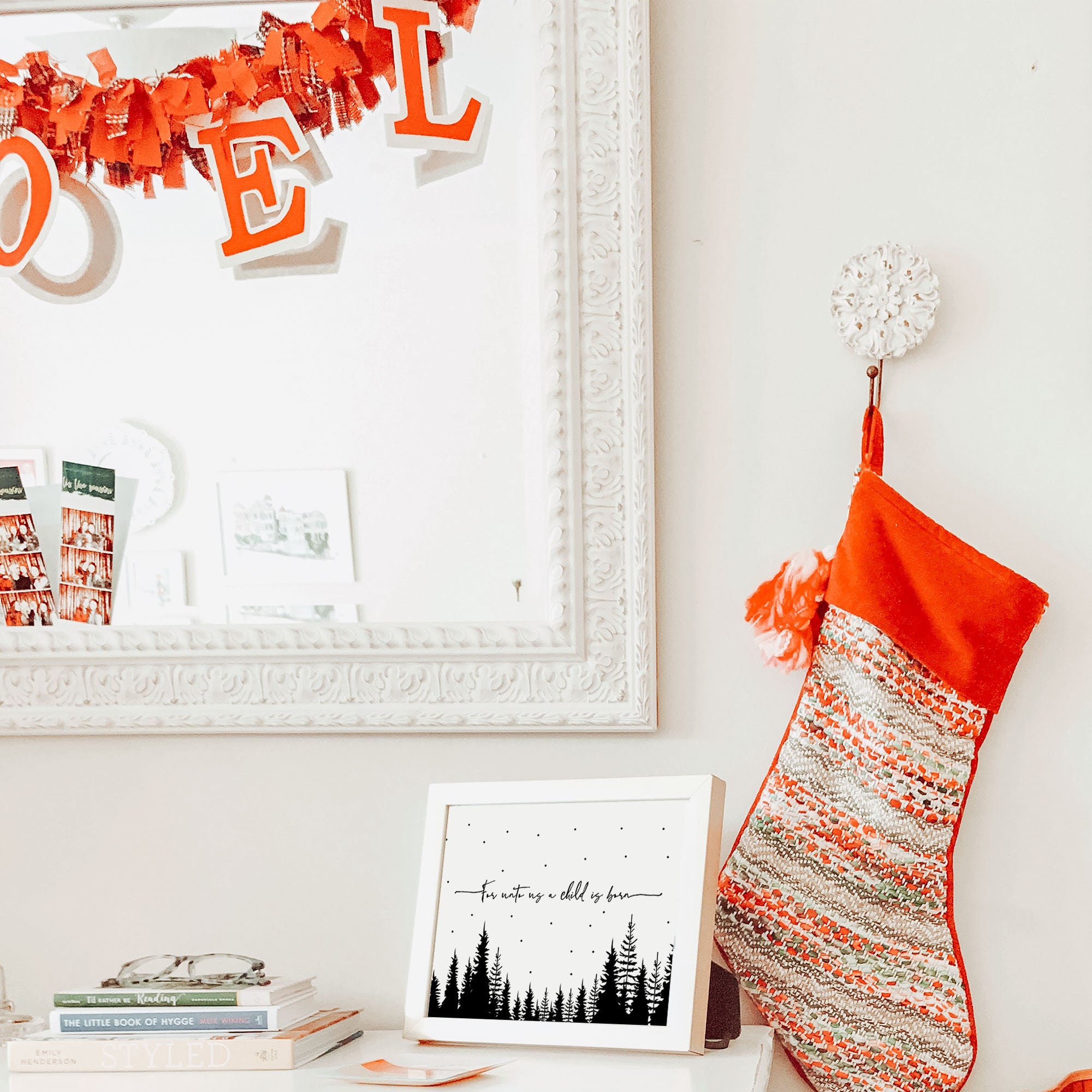 Unto Us a Child is Born Print Isaiah 9:6 Print Christmas - Etsy Canada