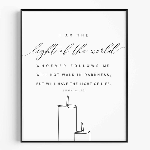 I Am Light of World - Etsy