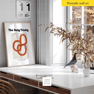 Holy Trinity Abstract Art Print: Modern Christian Wall Decor (digital ...
