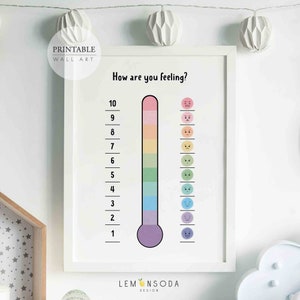 Pastel Set of 6 Calming Corner Wall Art, Calming Strategies ...
