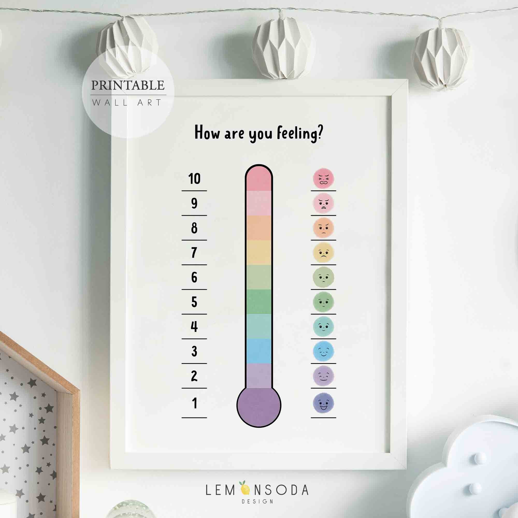 Pastel Calming Corner Wall Art Set: Classroom Decor (digital Download ...