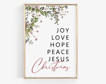 Christian Art Christian Home Décor Christian Poster - Etsy