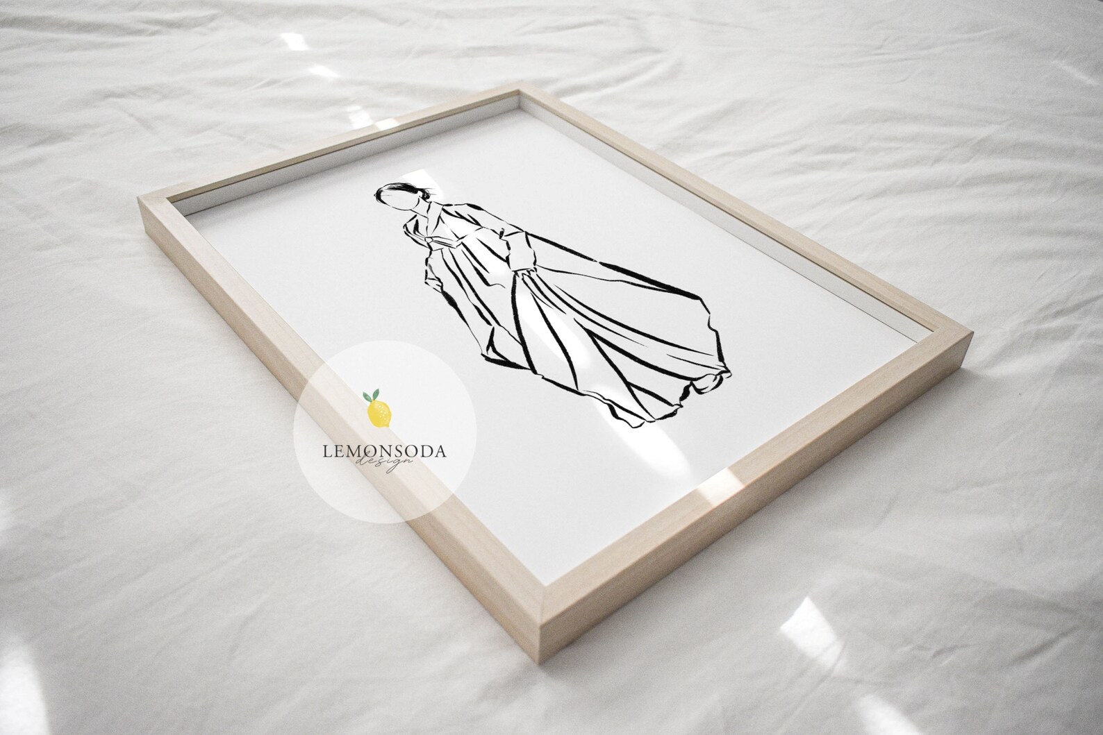 Korean Art Print Korean Line Drawing Art Poster Korean Woman | Etsy