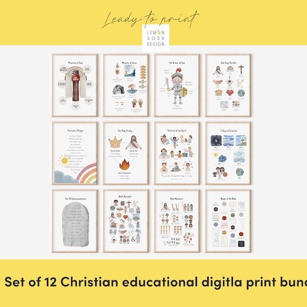 Sunday School Preschool Wall Art - Etsy