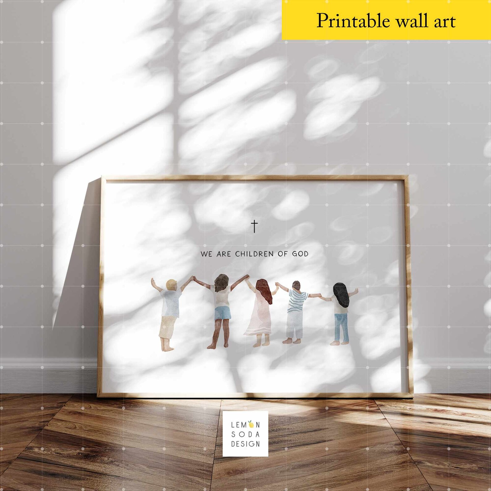 Children of God Printable Wall Art: Christian Nursery Decor (digital ...