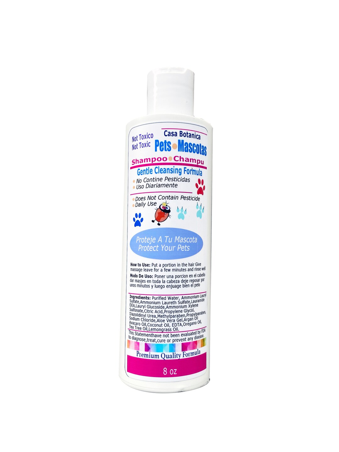 1pcs Shampoo FOR PETS FLEAS 8 Oz no Toxico ,not Toxic - Etsy