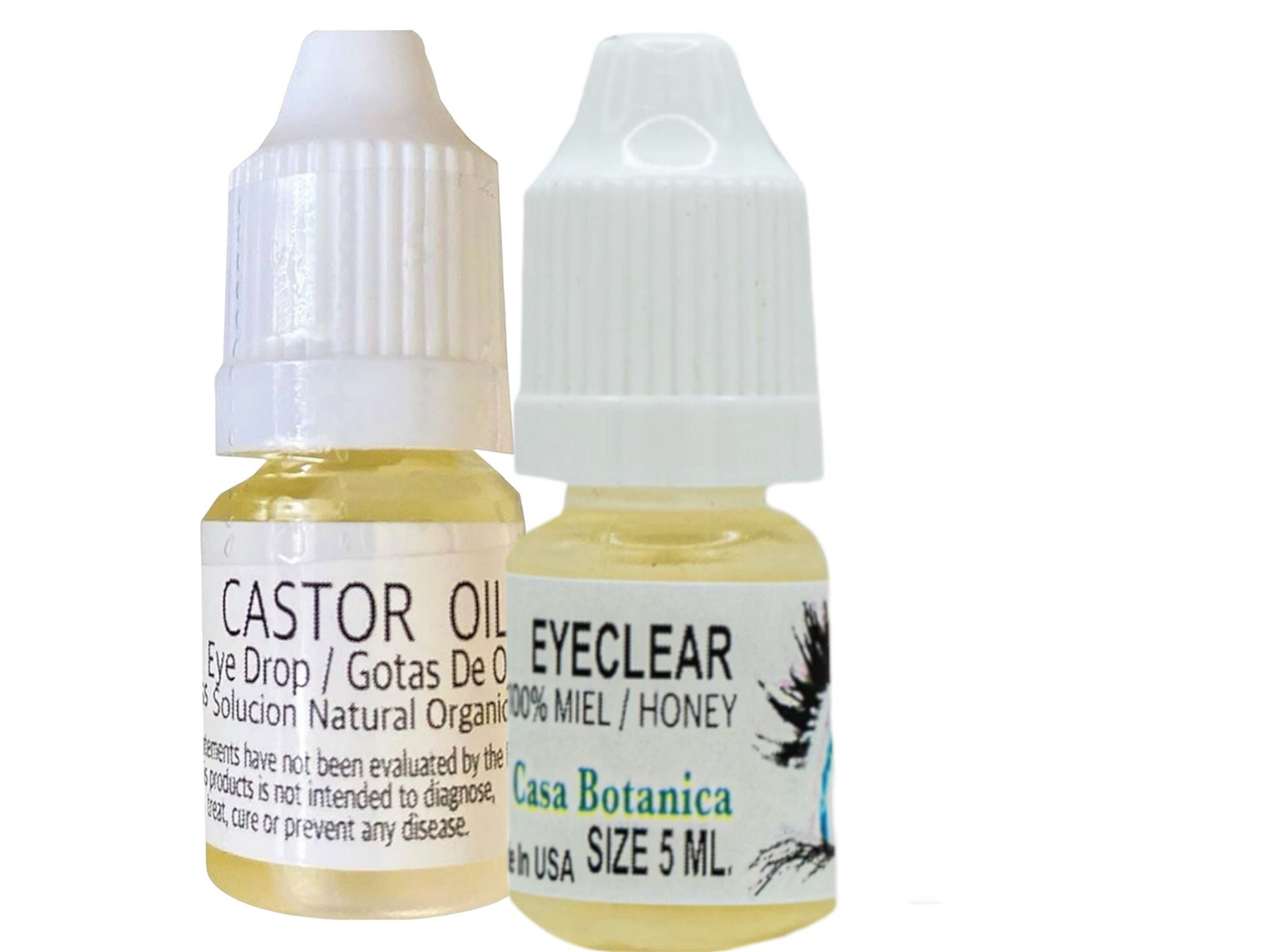 Eye Clear/ Castor Oil Eye Drops-gotas De Ojo Combo - Etsy UK