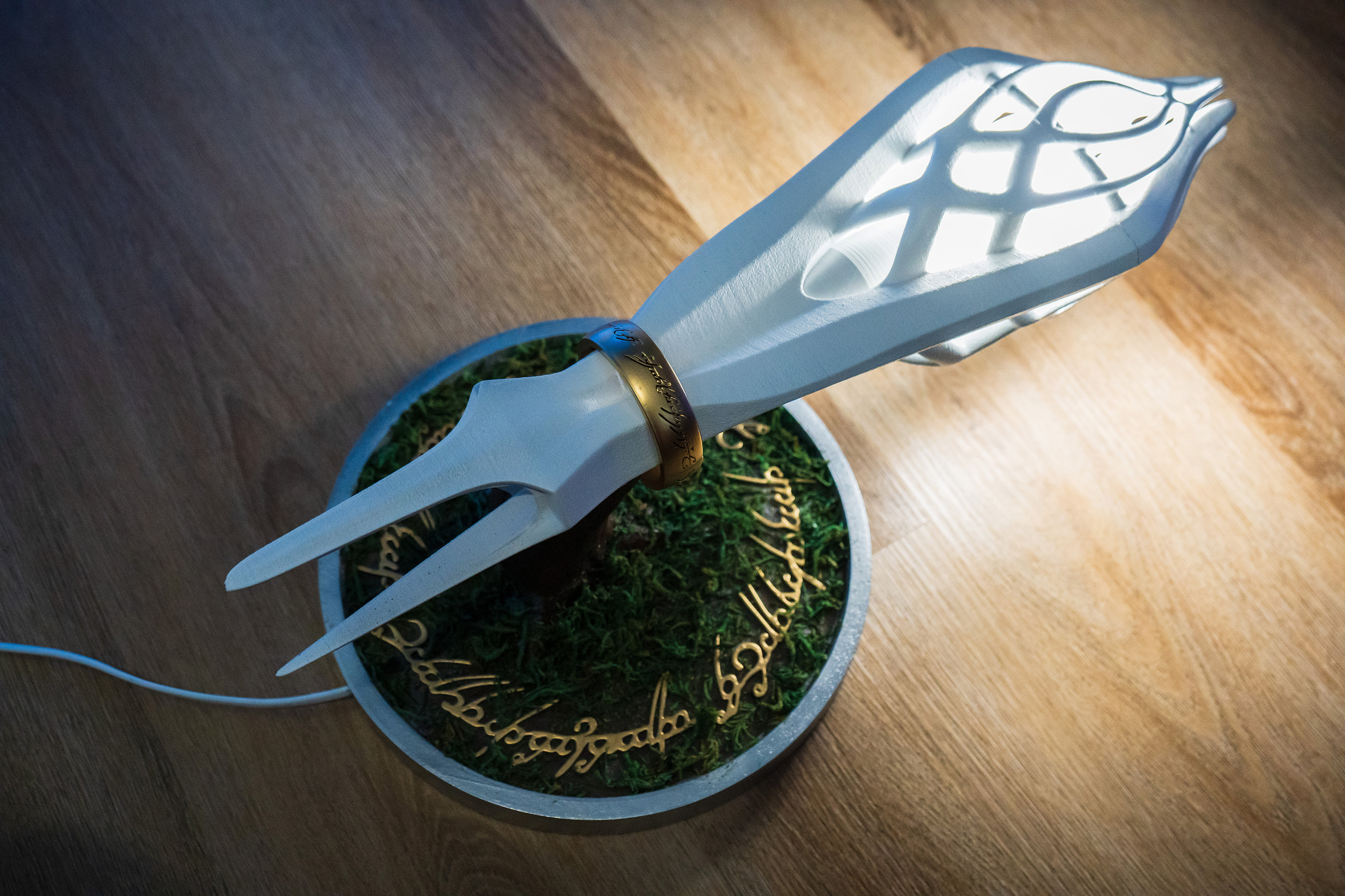 Lord of the Rings Wall Lamp: Custom 3D Printed Gandalf Light - Etsy
