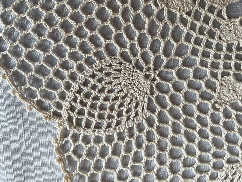 Handmade Crochet Doily With Modern Pineapples Design - Etsy