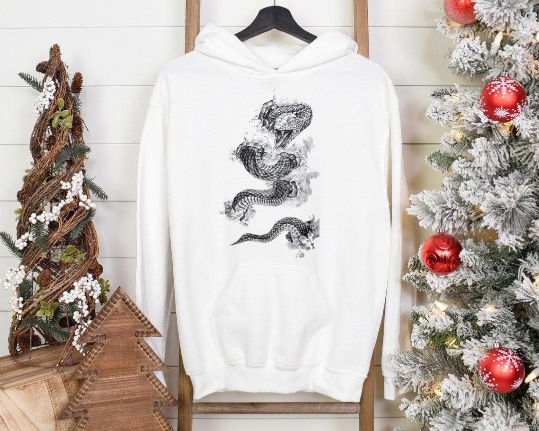 Snake Hoodie | Serpent Hoodie, Snake Sweatshirt, Snake Lover Gift ...