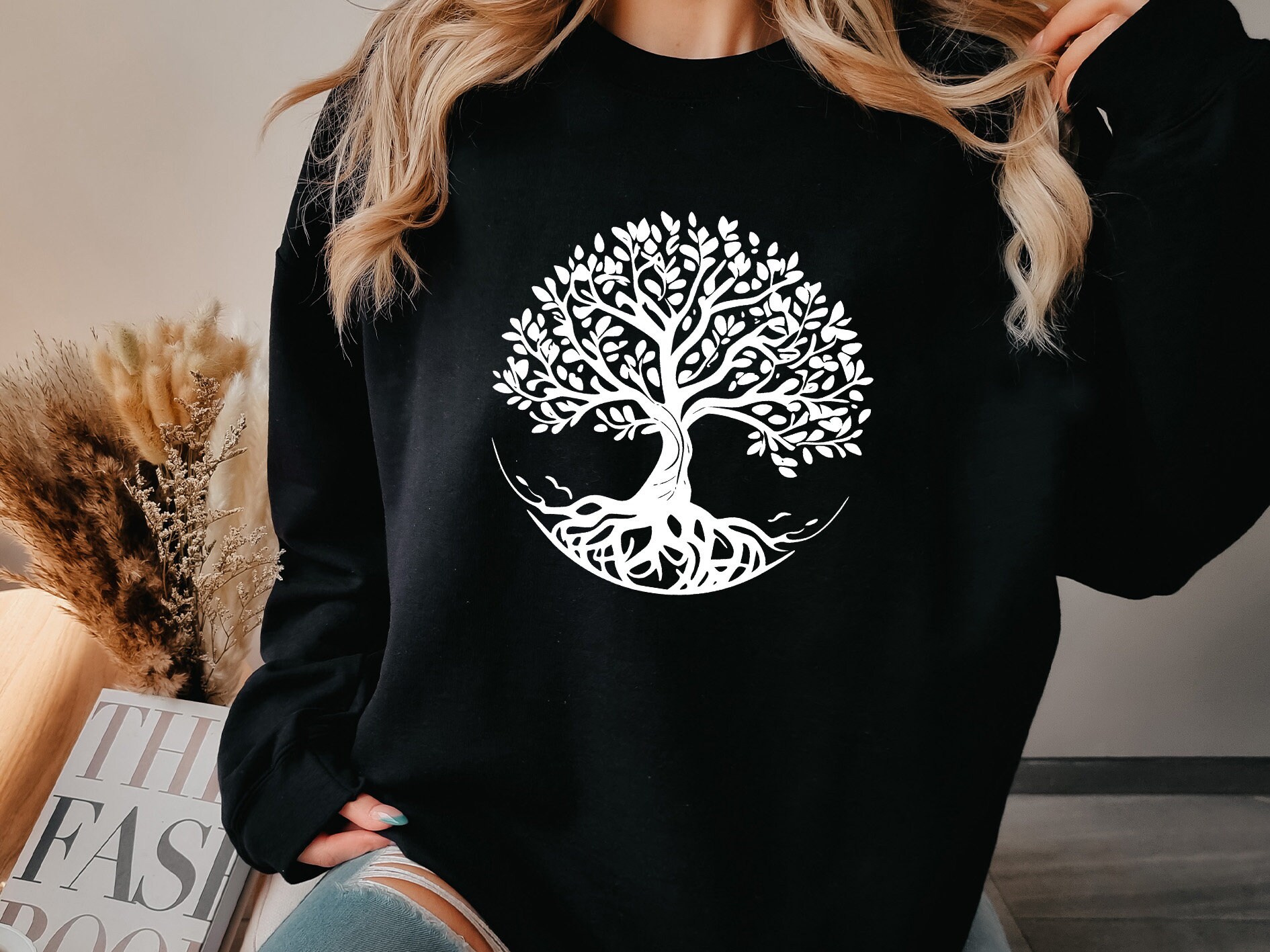 Tree of Life Sweatshirt, Tree Sweater, Gnarled Tree Sweatsshirt, Nature ...