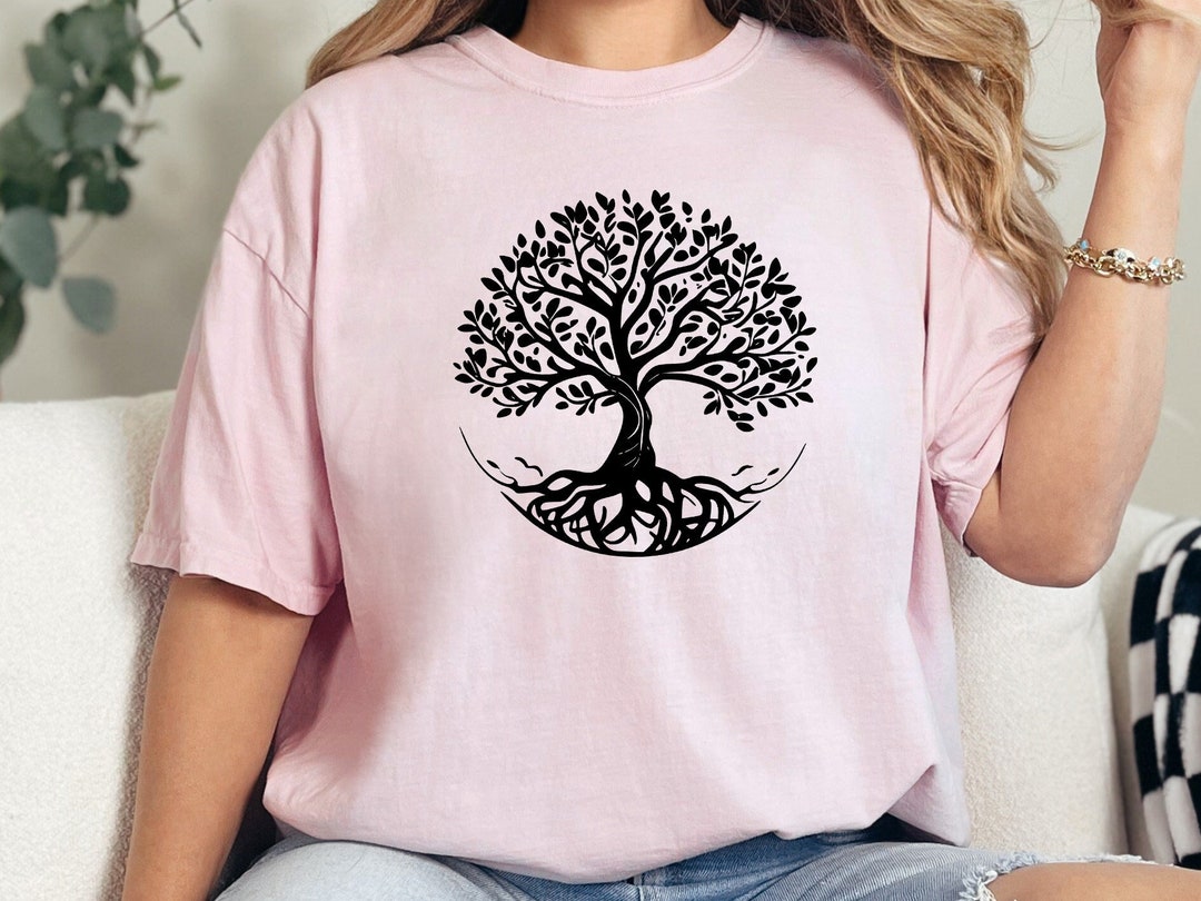 Comfort Color Tree of Life Shirt, Tree Shirt, Gnarled Tree T-shirt ...