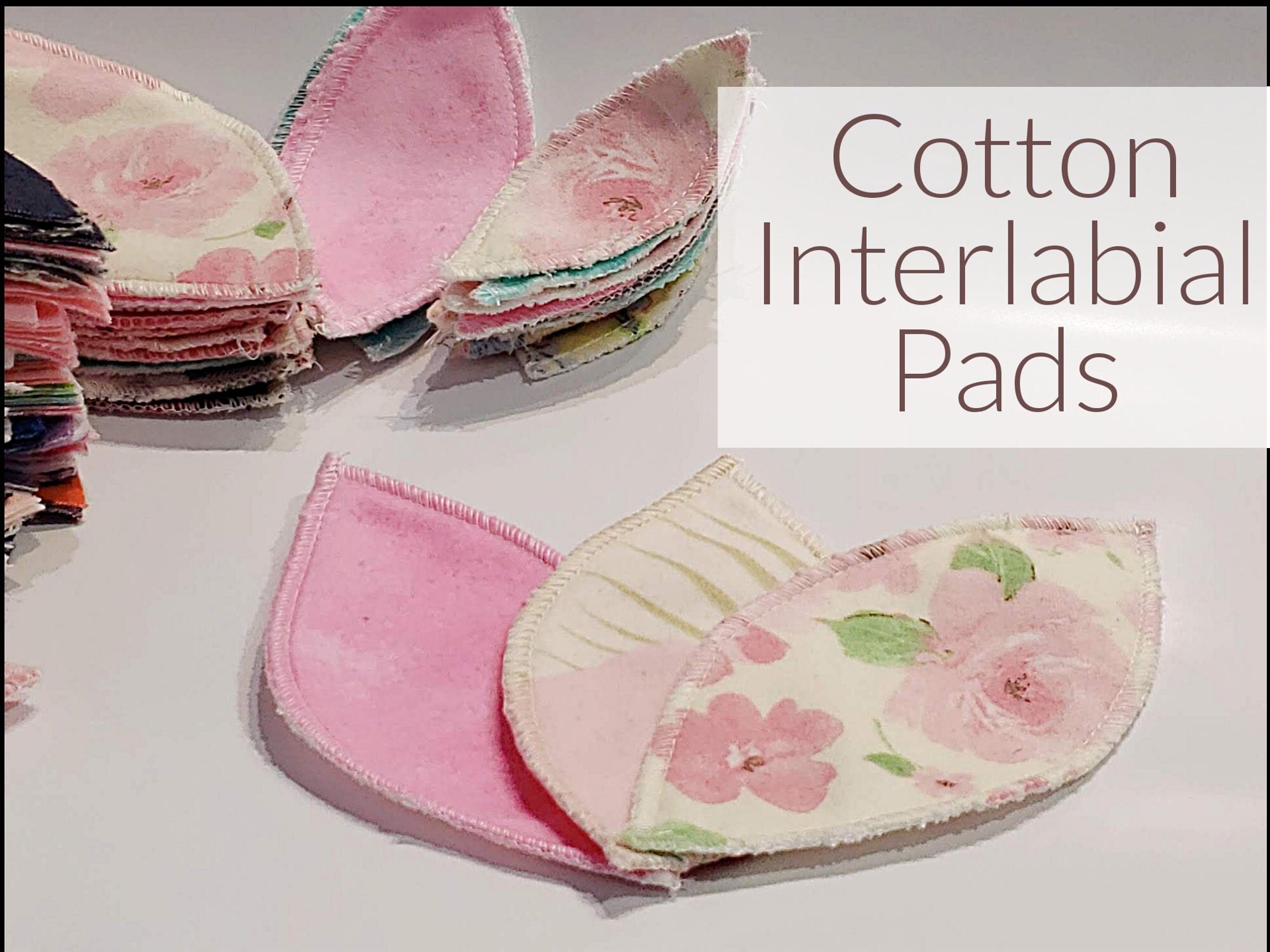 Cotton Reusable Interlabial Pads - Reusable Mini Pads for Daily Use ...