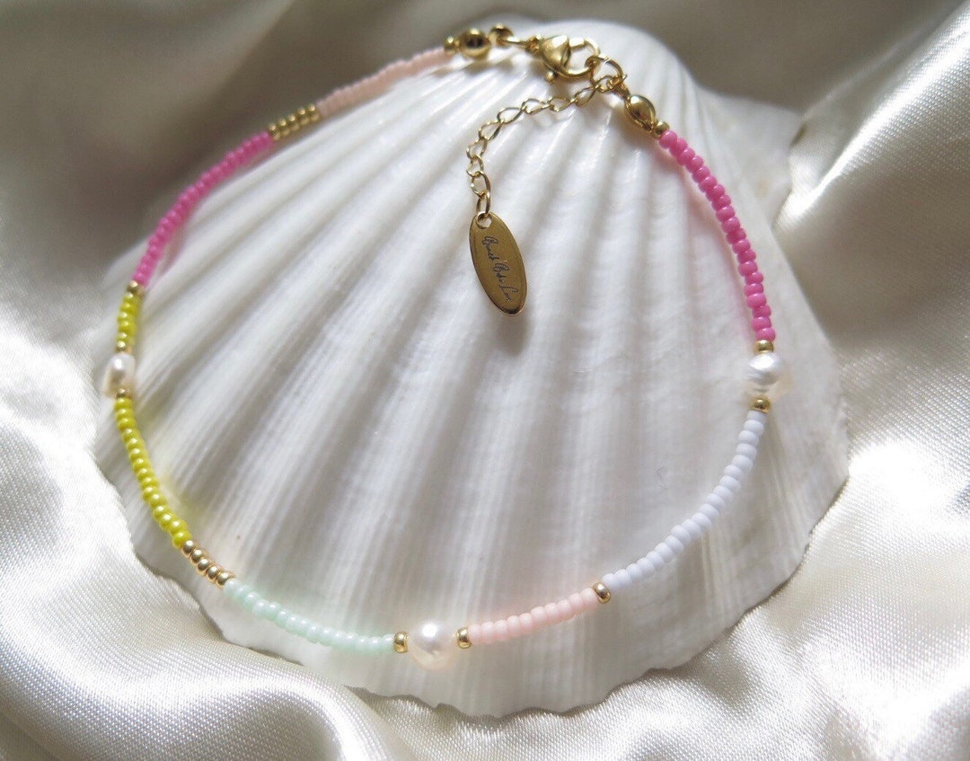 Colourful Anklet Beachy Vibes Surfer Jewellery Summer Ankle Bracelet ...