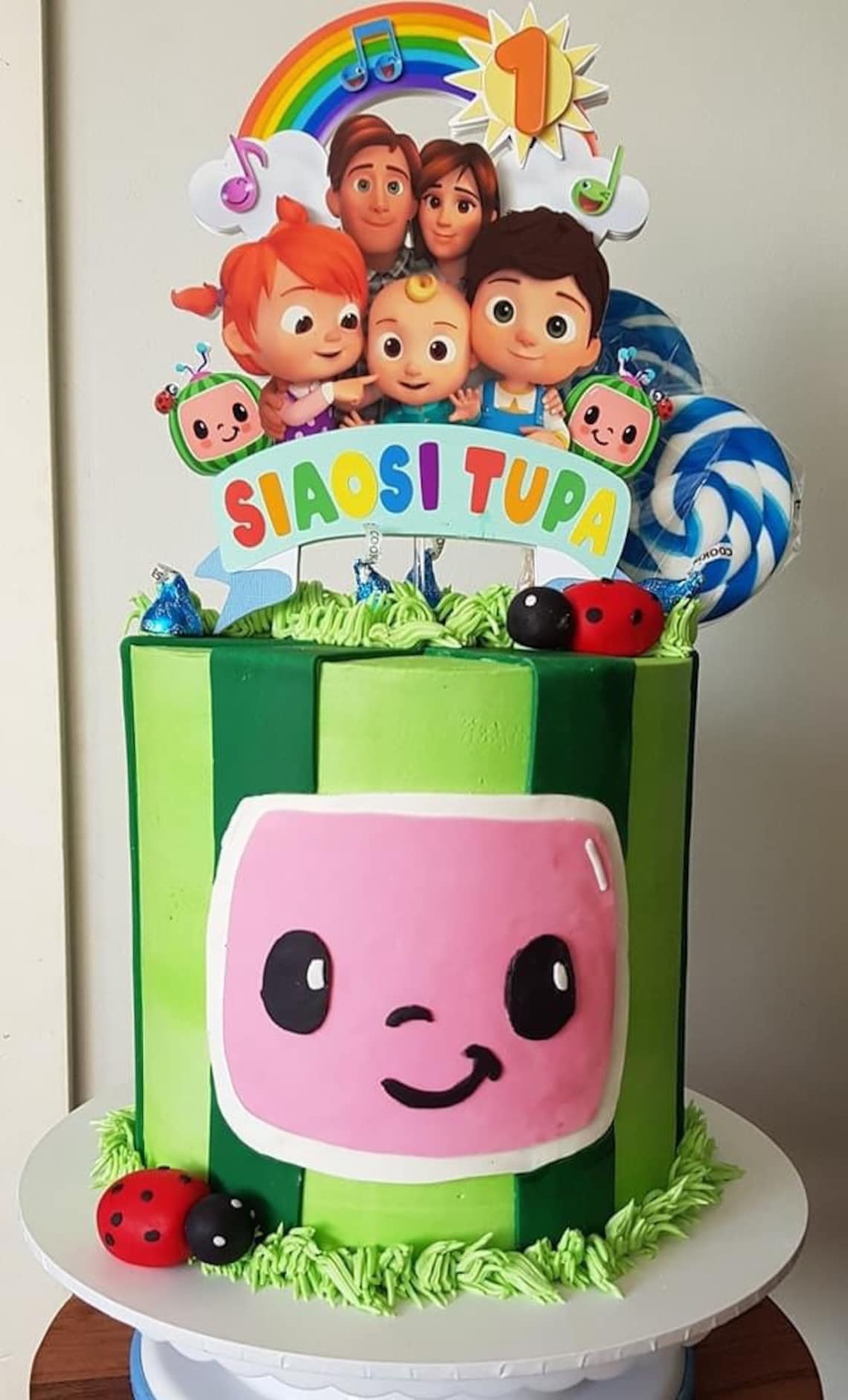 Cocomelon Cake Topper Cocomelon Party Cocomelon Birthday | Etsy
