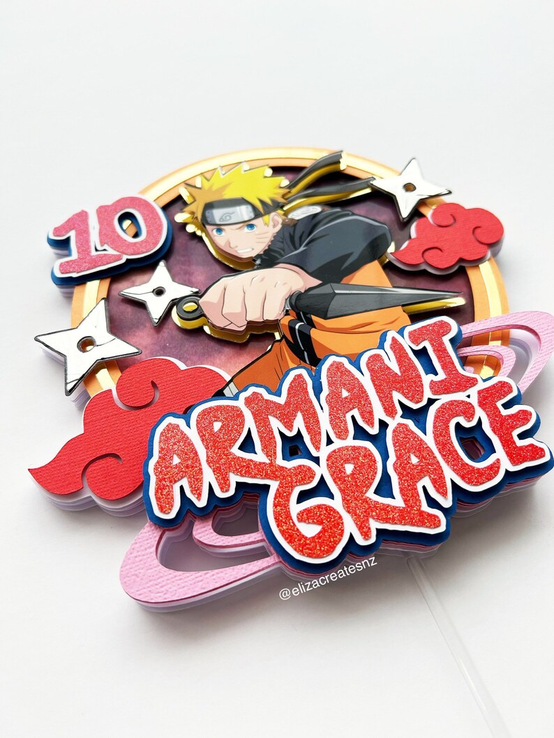 Naruto Cake Topper Naruto Party | Etsy