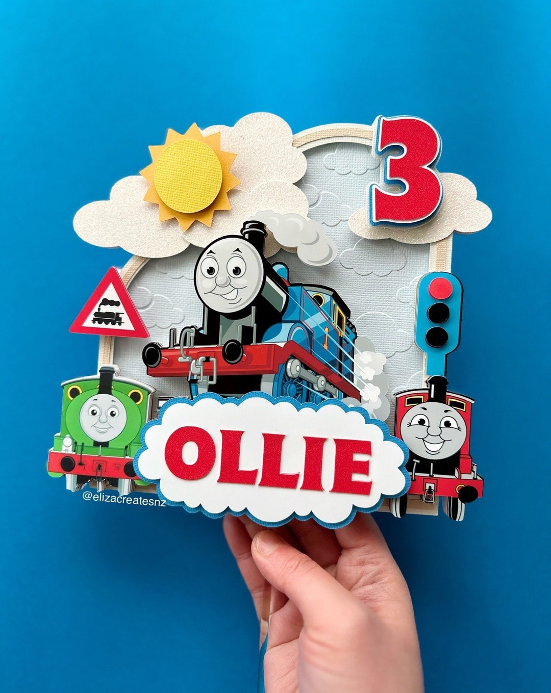 Thomas the Train Cake Topper Thomas and Friends Cake Topper - Etsy